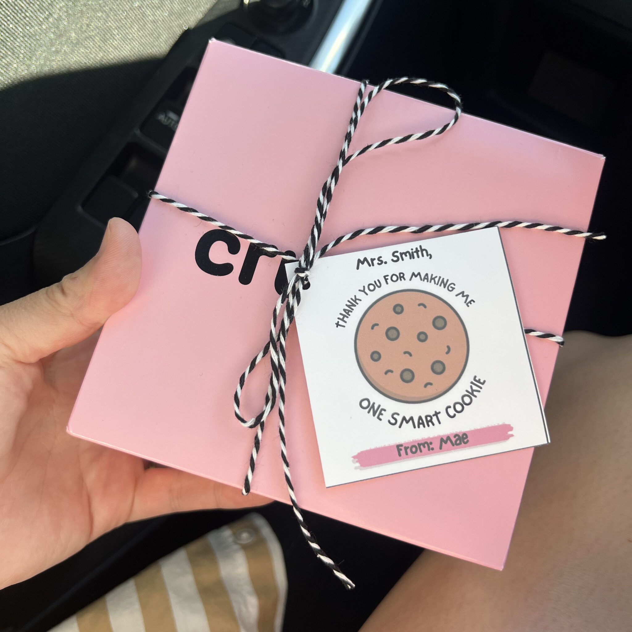 Editable Cookie Tags for Teachers (Perfect for Crumbl Cookie Gift ...